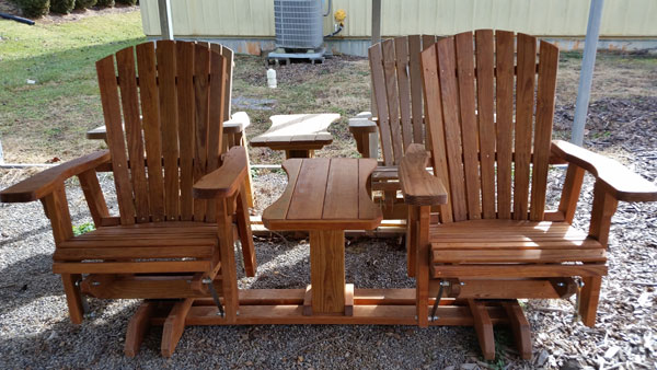 Amish Wooden Patio Furniture